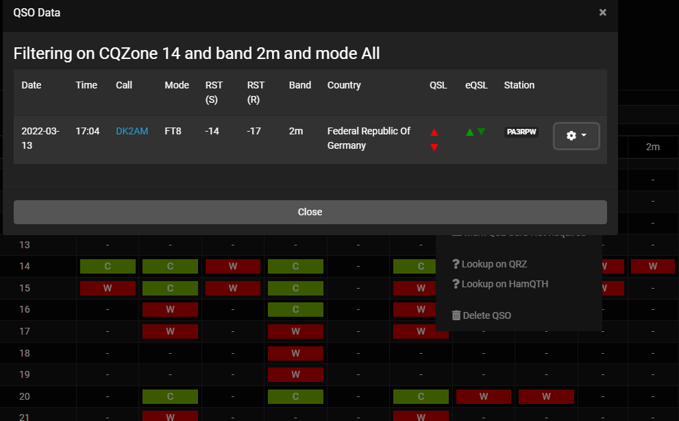 Menu Overlaped In Screen · Issue 1818 · Magicbug Cloudlog · Github