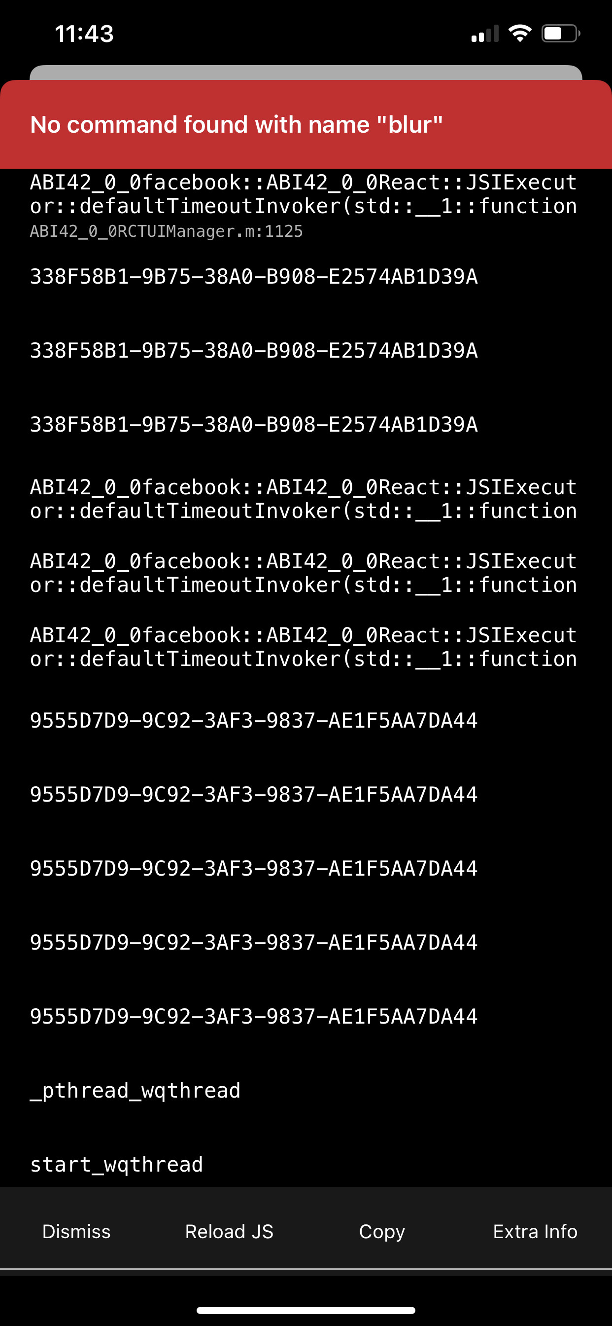 Crash when leaving screen without entering any input [Reproducible on ... Crash when leaving screen without entering any input [Reproducible on ...