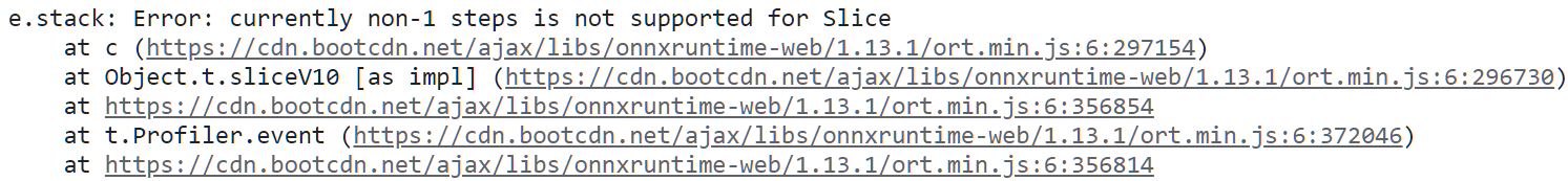 [Web] currently non-1 steps is not supported for Slice · Issue #14588 · microsoft/onnxruntime ...