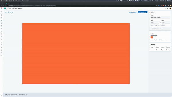 [Canvas] Workpad & Page Background Color · Issue #35984 · elastic/kibana · GitHub