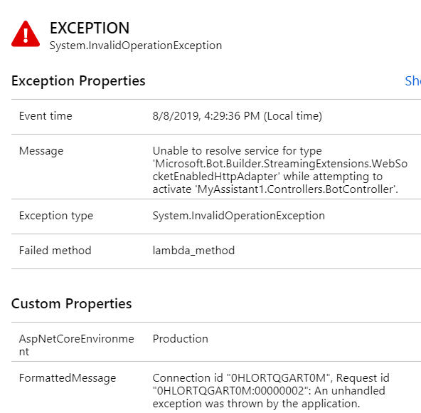 Bot Framework V4 Virtual Assistant Template Deployment Issue >Local fine · Issue #2103 ...