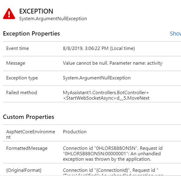 Bot Framework V4 Virtual Assistant Template Deployment Issue Local