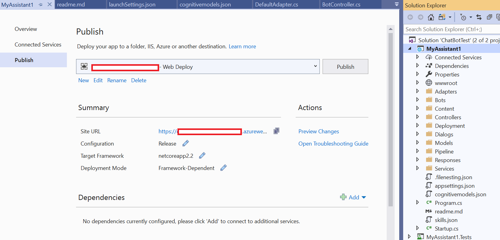Bot Framework V4 Virtual Assistant Template Deployment Issue >Local fine · Issue #2103 ...