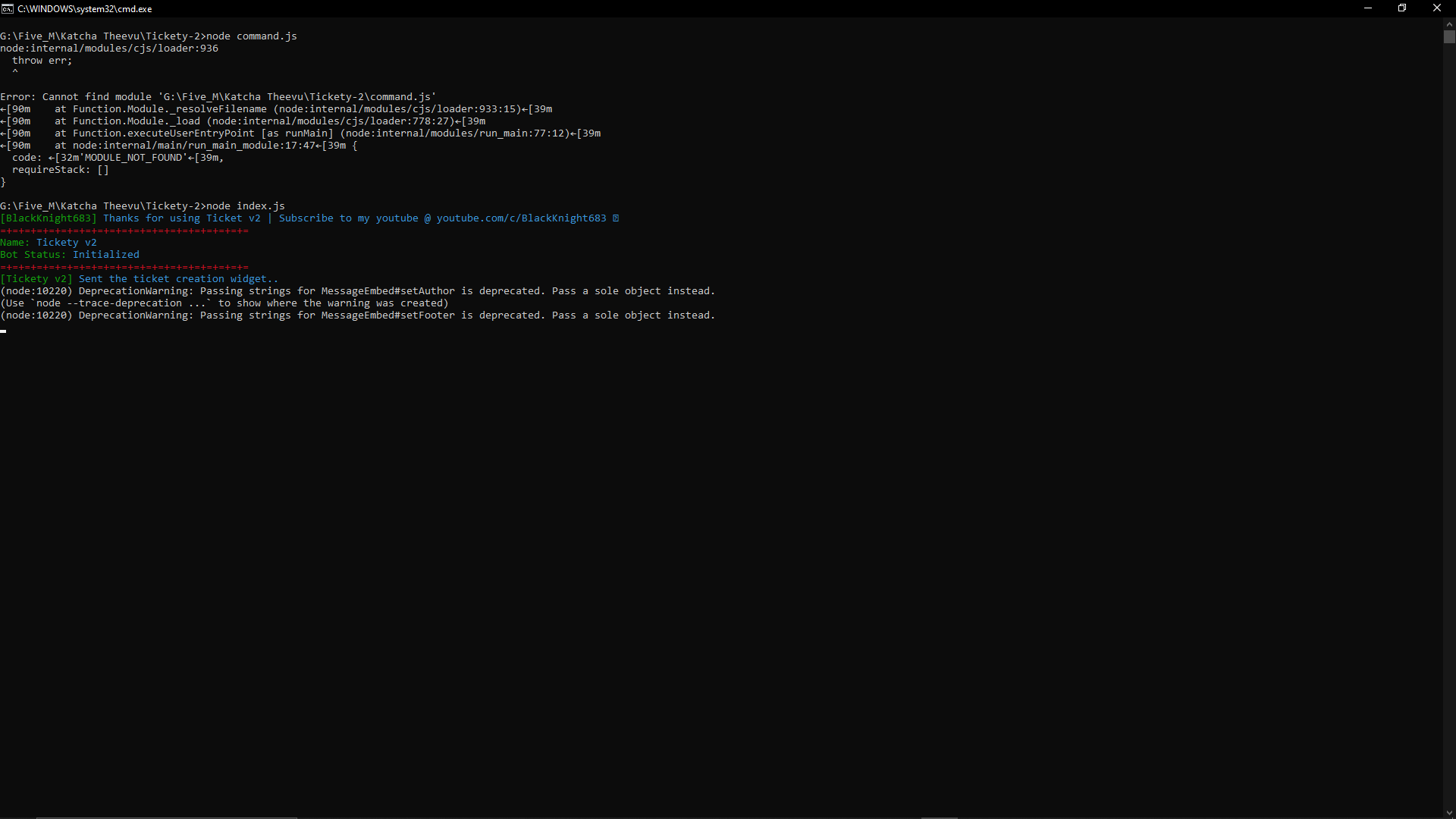 Module not Found!!! · Issue #10 · Aayush-683/Tickety · GitHub