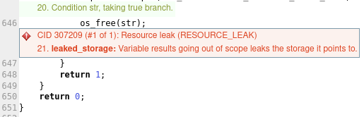 Validate Resource leak reported by coverity is fixed · Issue #3753 · wazuh/wazuh-qa · GitHub