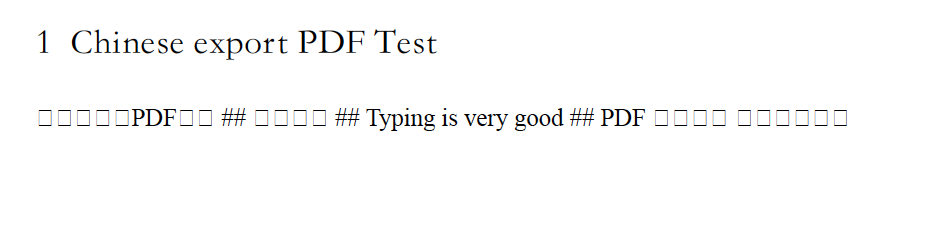Failed to export PDF in Chinese characters · Issue #225 · Zettlr/Zettlr · GitHub