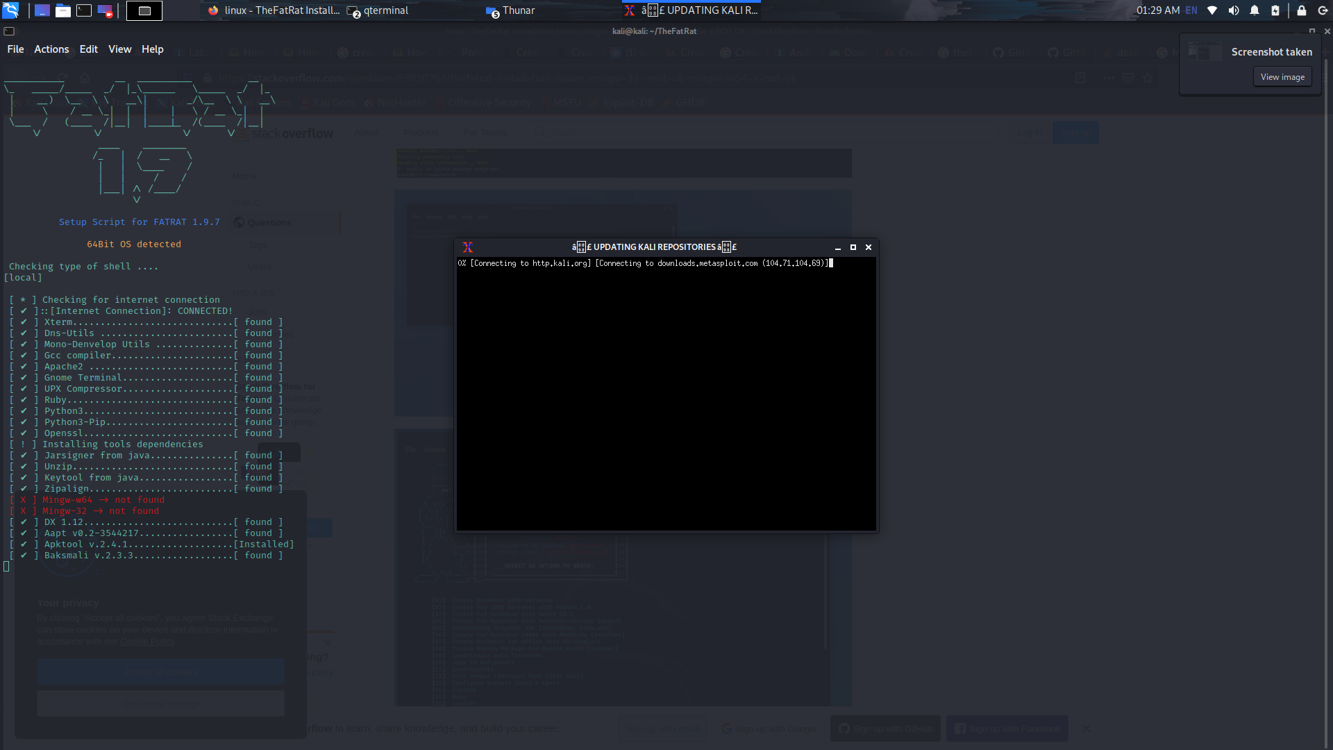 not installed dont know the problem alredy installed mingw-w64 and mingw 32 in my system · Issue ...