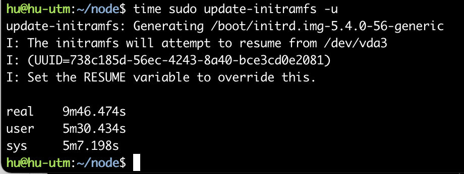 Slow disk I/O on Ubuntu 20.04.1 VM + MacBook Pro M1 · Issue #1206 · utmapp/UTM · GitHub