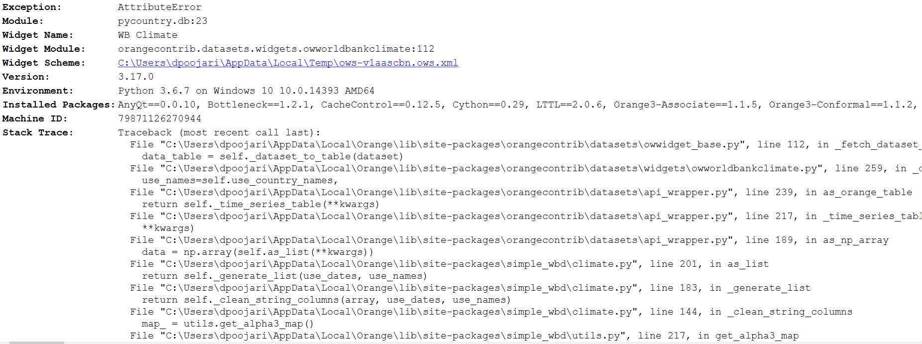 Widget Does not work · Issue #8 · biolab/orange3-datasets · GitHub