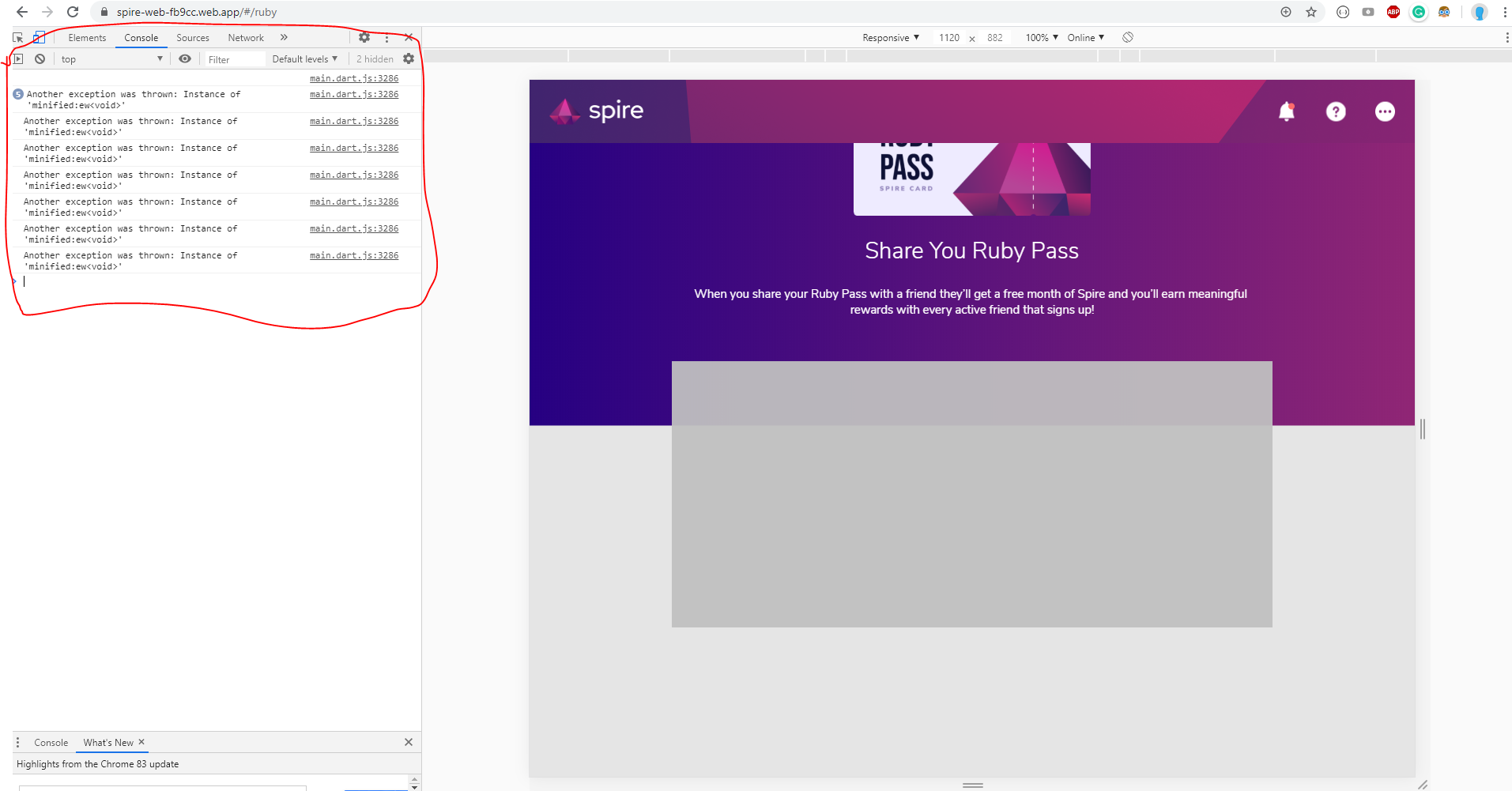 [web] Another exception was thrown: Instance of 'minified:aN' - Only When Deployed · Issue ...
