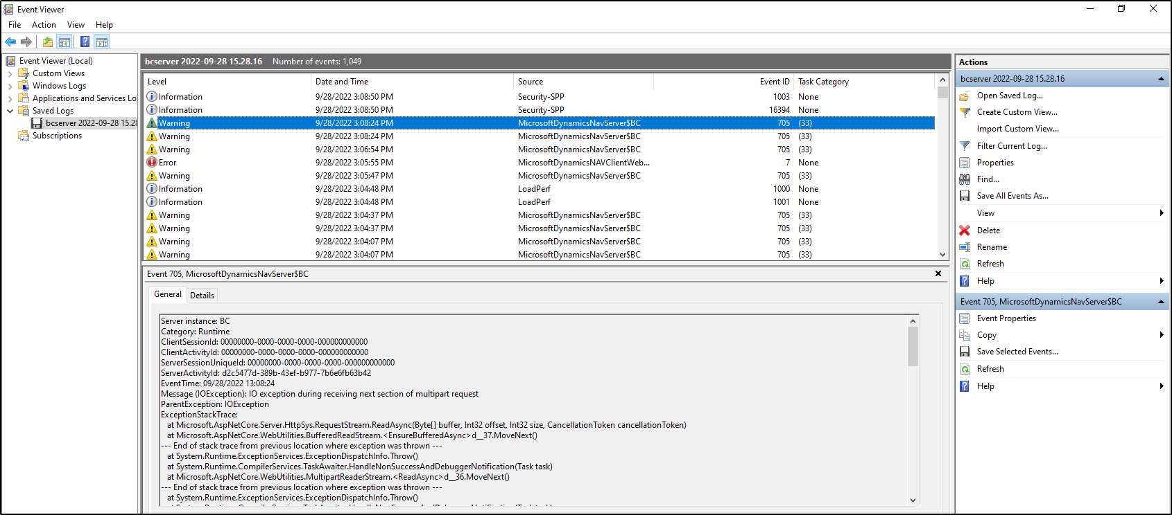 "Unable to read data from the transport connection" on AL: Publish with debugging from VS Code ...
