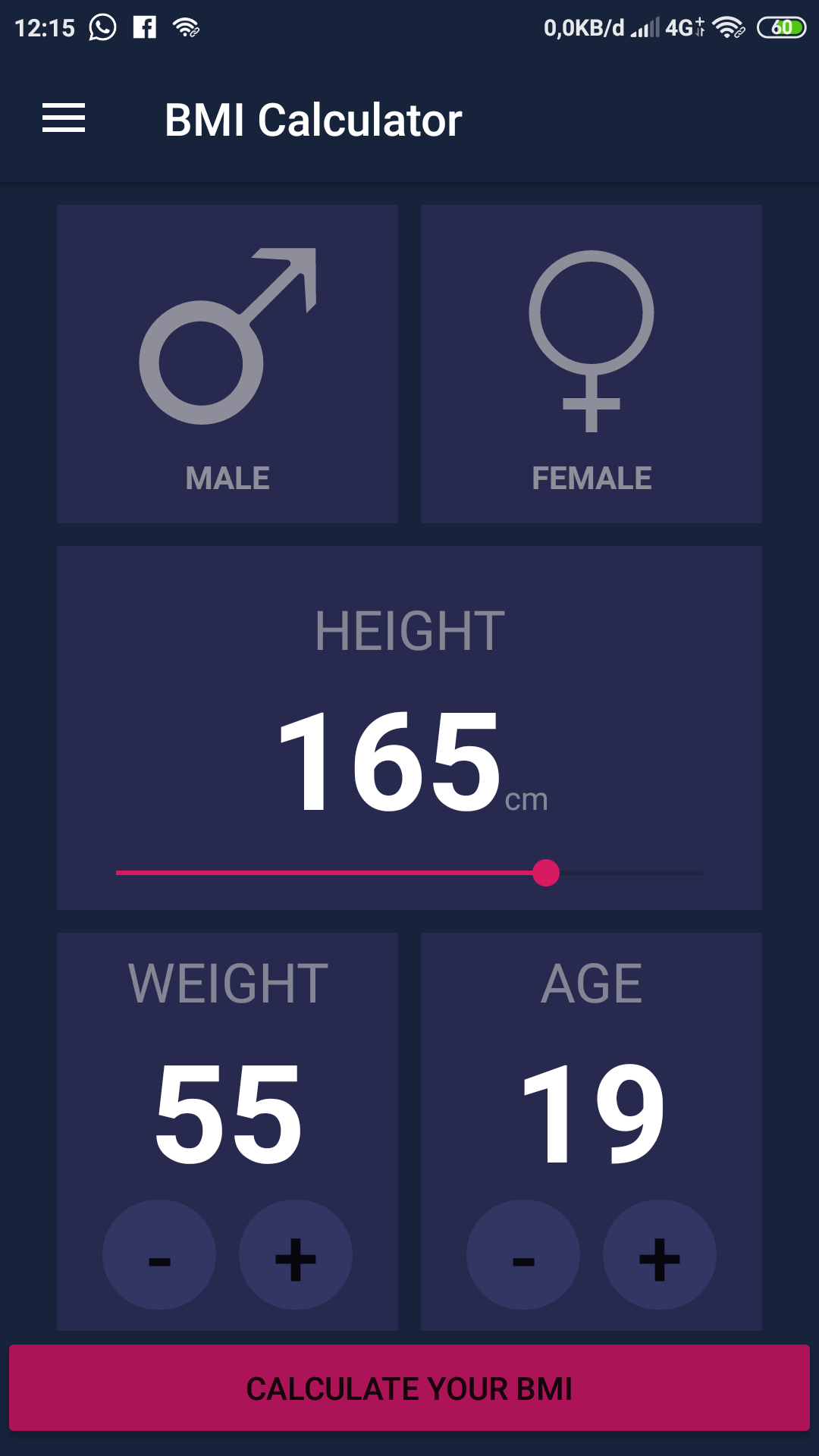 GitHub - aryarfani/BMICalculator: Simple BMI GitHub - aryarfani/BMICalculator: Simple BMI