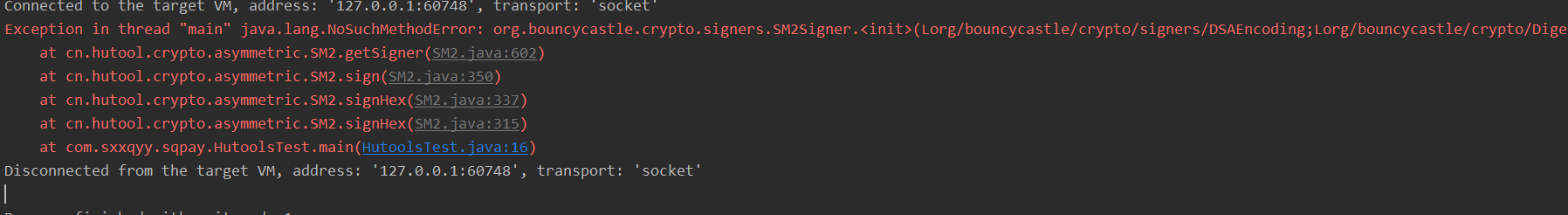 国密加密测试案例报错 · Issue #2193 · dromara/hutool · GitHub