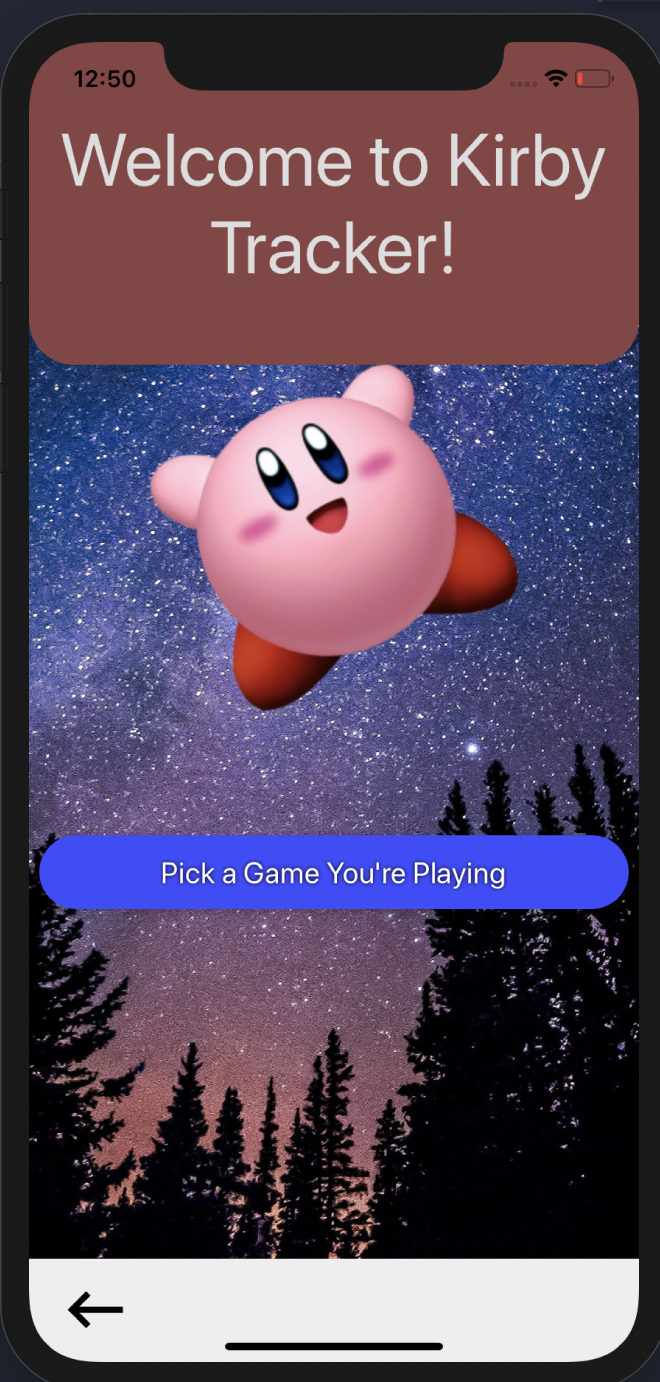 GitHub - JustinWeintraub/Kirby-Tracker
