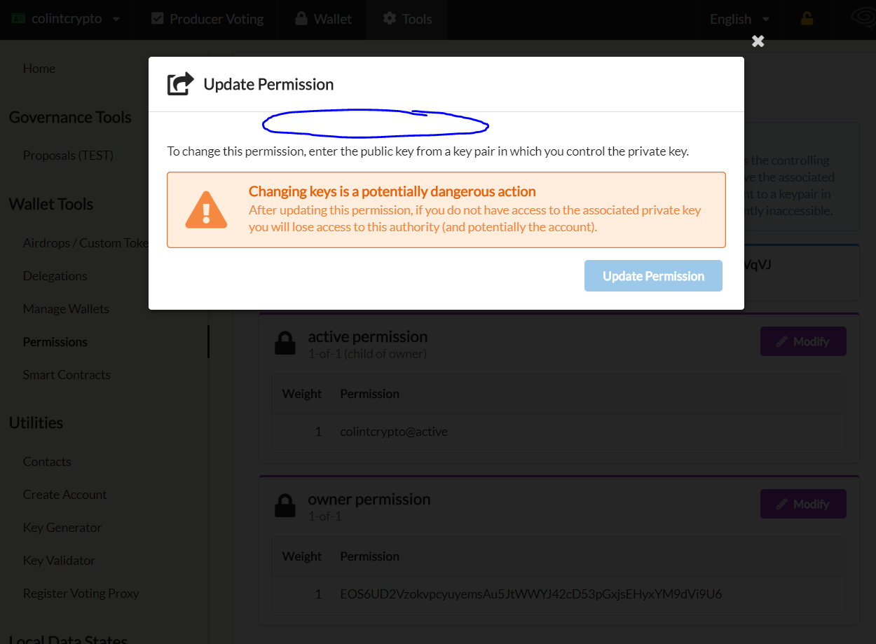 Active/Owner permission key text fields disappear in certain edge cases · Issue #402 · greymass ...
