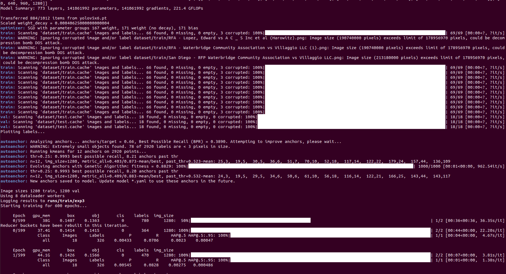 Why am I not getting any results with my custom trained Yolov5x6 model? · Issue #32 ...