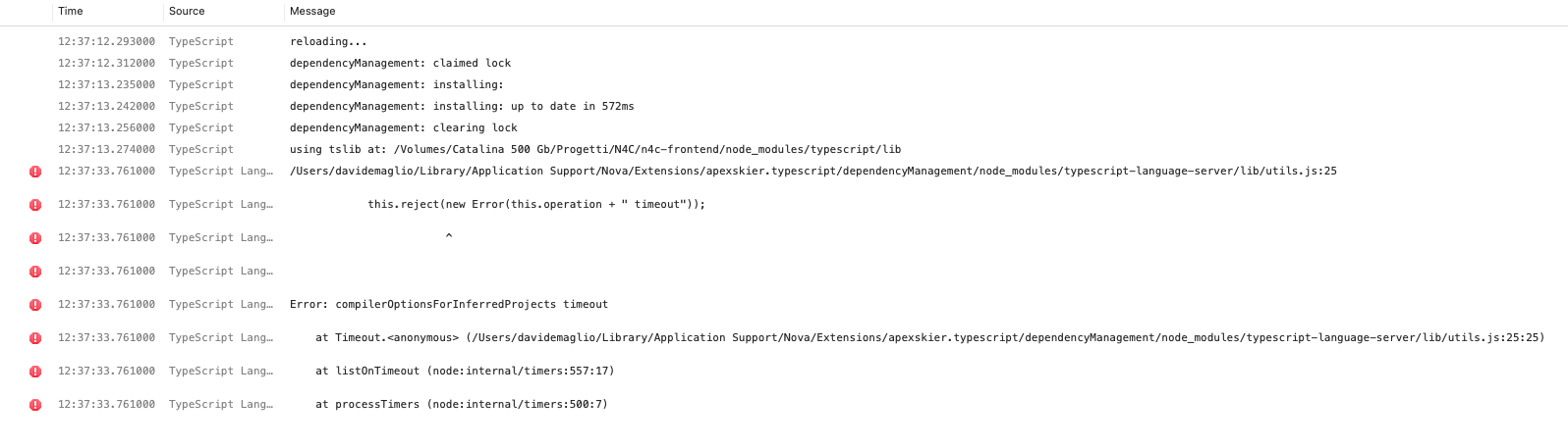 Extension Crashes Every 5 10 Minutes Approx · Issue 91 · Apexskiernova Typescript · Github