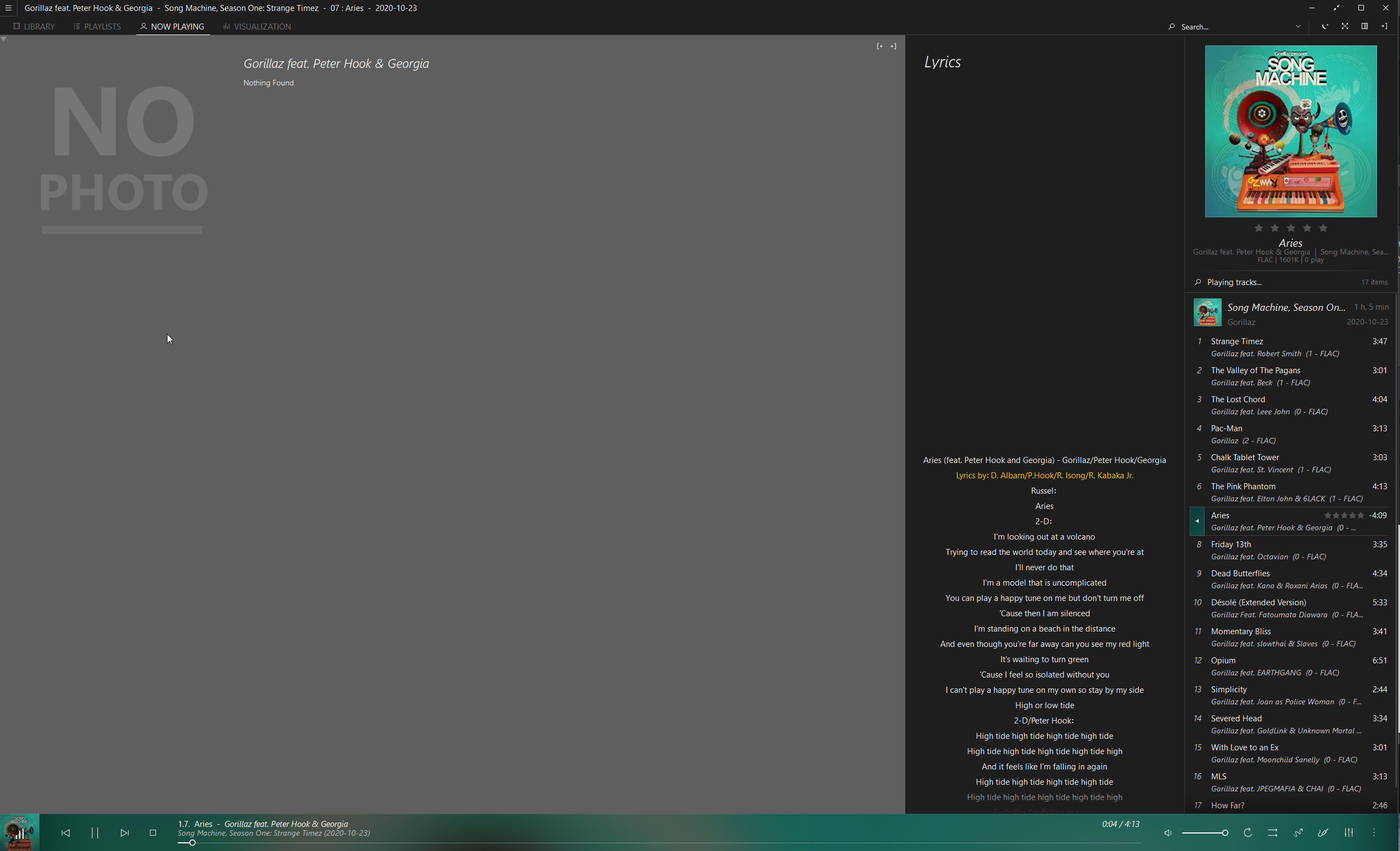No artist picture in "Now Playing" section · Issue #133 · Ottodix/Eole-foobar-theme · GitHub