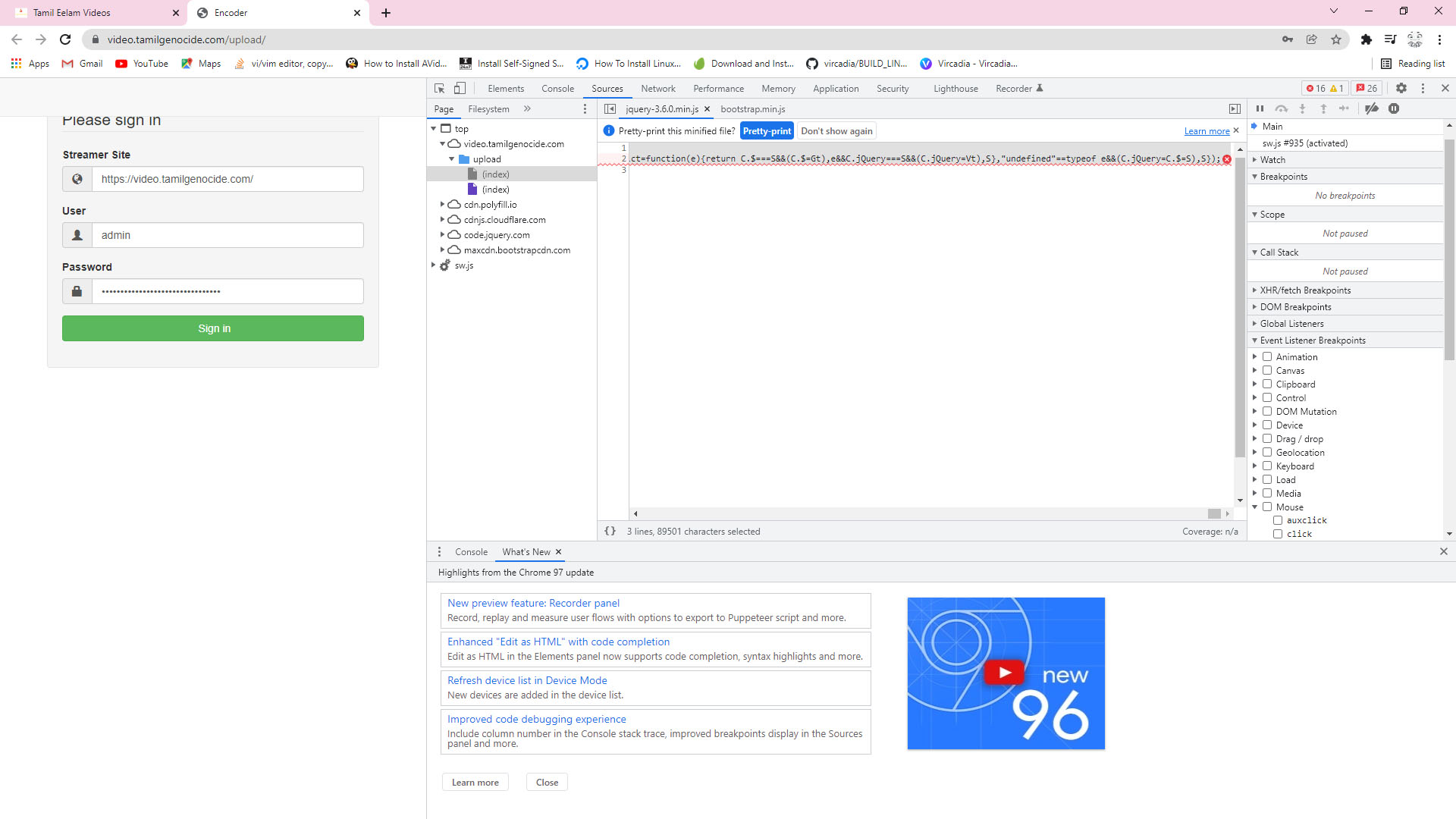 after update streamer, encoder not login · Issue #6149 · WWBN/AVideo ...