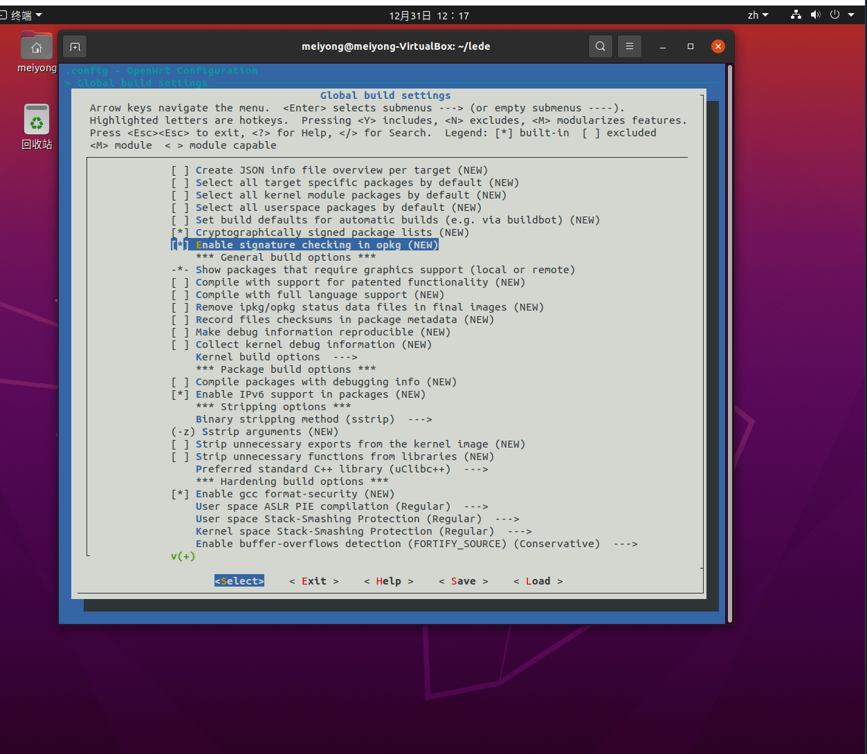 x86编译k5.15内核固件提示缺少依赖：Package kmod-keys-trusted is missing dependencies for the following ...