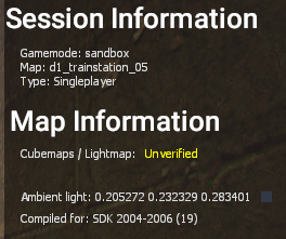game.GetMapVersion() returns incorrect values · Issue #5350 · Facepunch/garrysmod-issues · GitHub