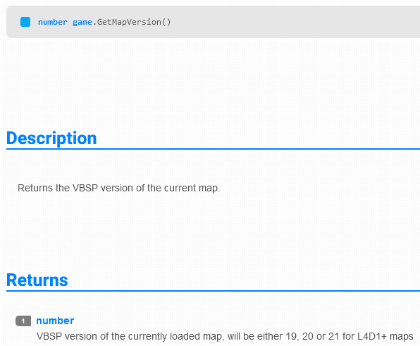 game.GetMapVersion() returns incorrect values · Issue #5350 · Facepunch/garrysmod-issues · GitHub