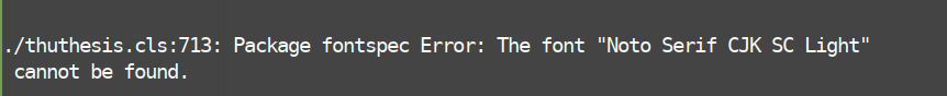 字体问题导致编译失败 · Issue #571 · tuna/thuthesis · GitHub