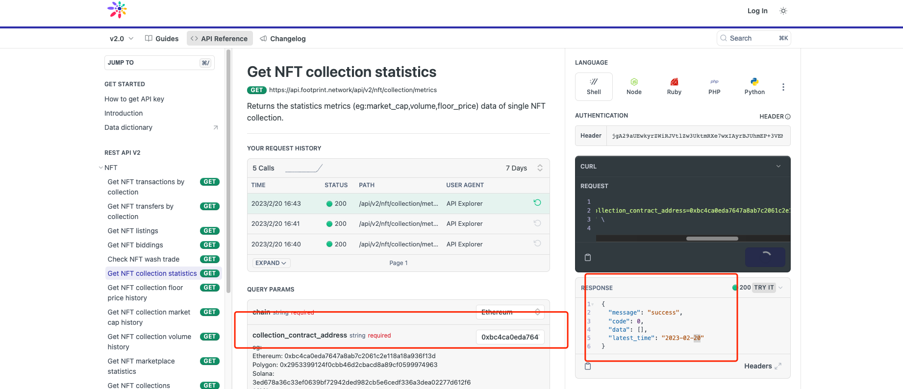 Get NFT collection statistics interface missing yesterday‘s data · Issue #436 ...