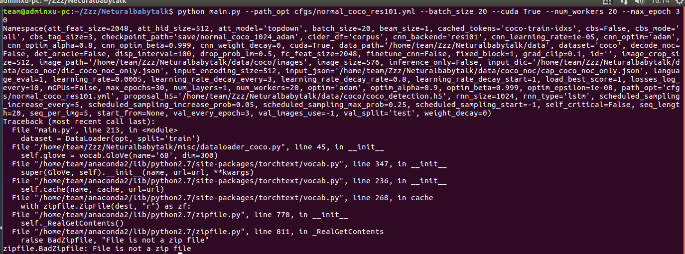 training (COCO) · Issue #38 · jiasenlu/NeuralBabyTalk · GitHub