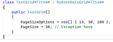 RadzenDataGrid PageSize and bindSettings not working together · Issue #1190 · radzenhq/radzen ...