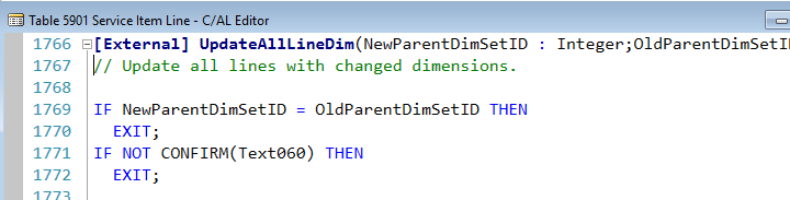 Confirm-Message and HideValidationDialog in Table 36, 38 and 5900 ...