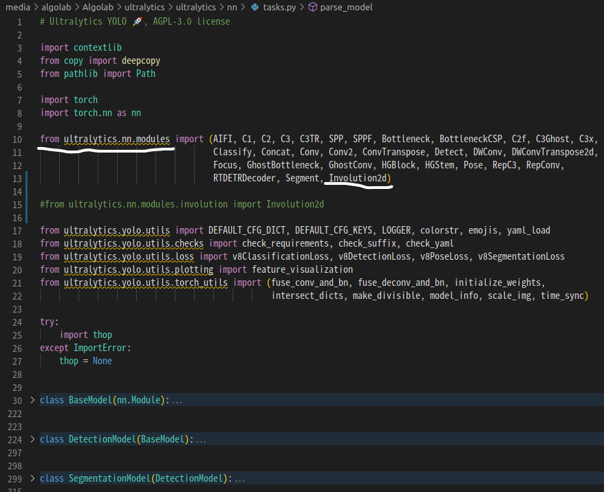 Add custom module block to YOLOv8 · Issue #3564 · ultralytics/ultralytics · GitHub
