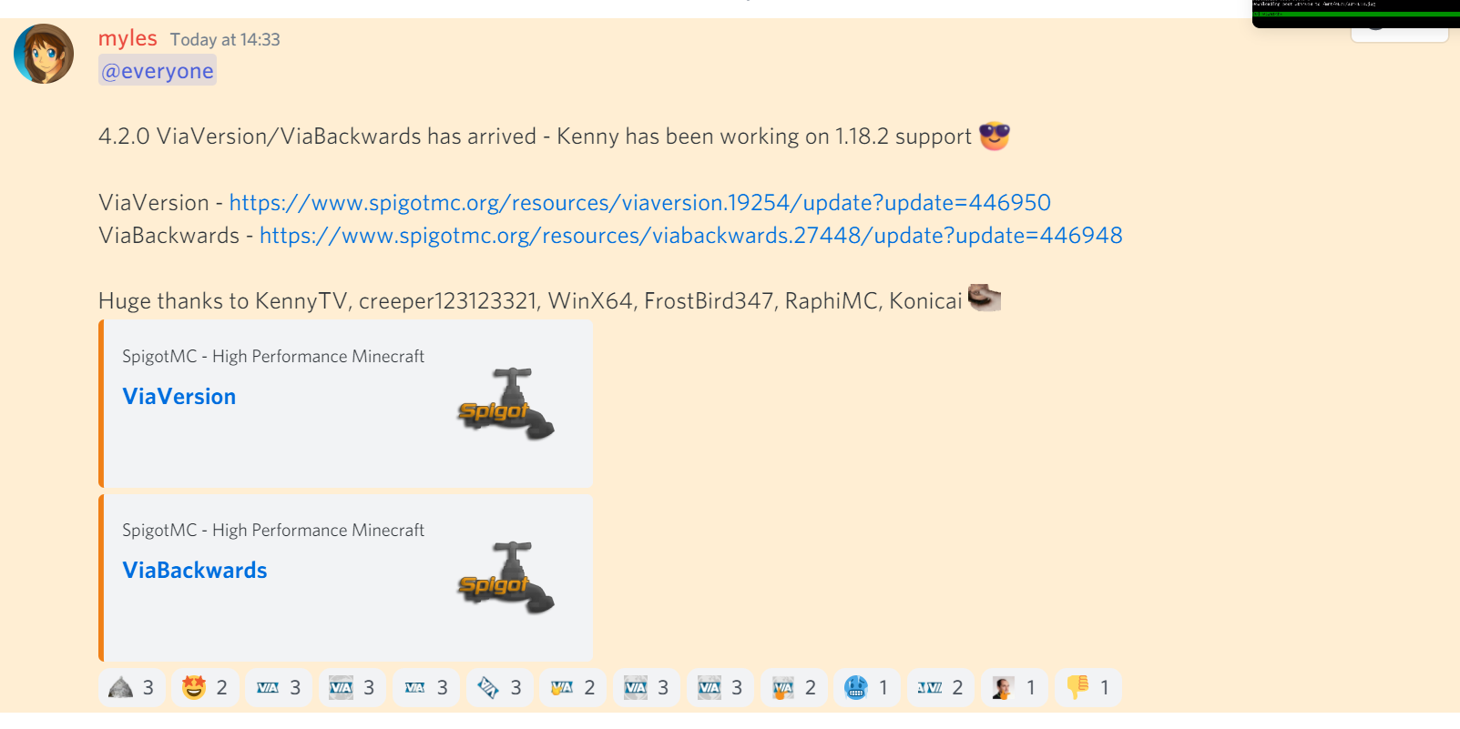 Update to ViaVersion 4.2.0 (so hot) · Issue #47 · kaboomserver/server · GitHub