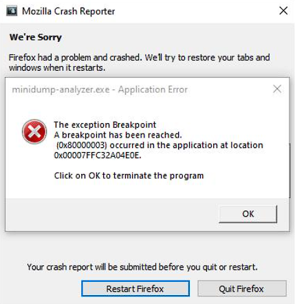 capemon causes Firefox to crash · Issue #1608 · kevoreilly/CAPEv2 · GitHub