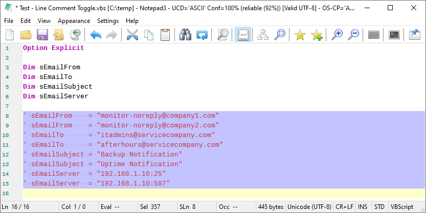 Feature Request: Line Comment (Toggle) to toggle each selected line independently · Issue #3115 ...