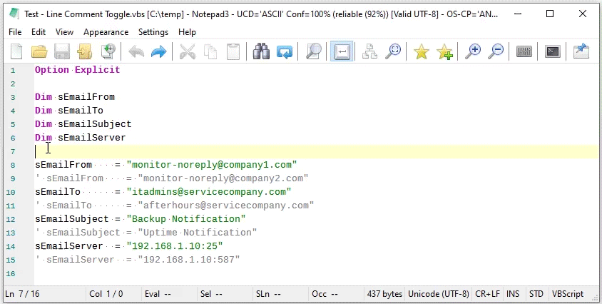 Feature Request: Line Comment (Toggle) to toggle each selected line independently · Issue #3115 ...