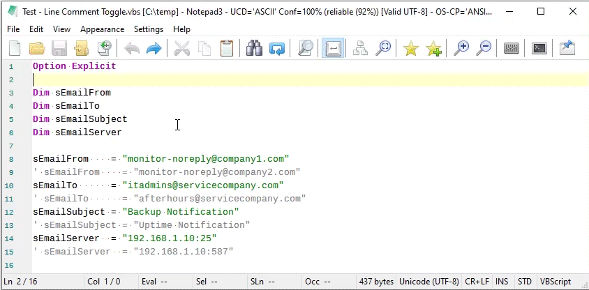 Feature Request: Line Comment (Toggle) to toggle each selected line independently · Issue #3115 ...