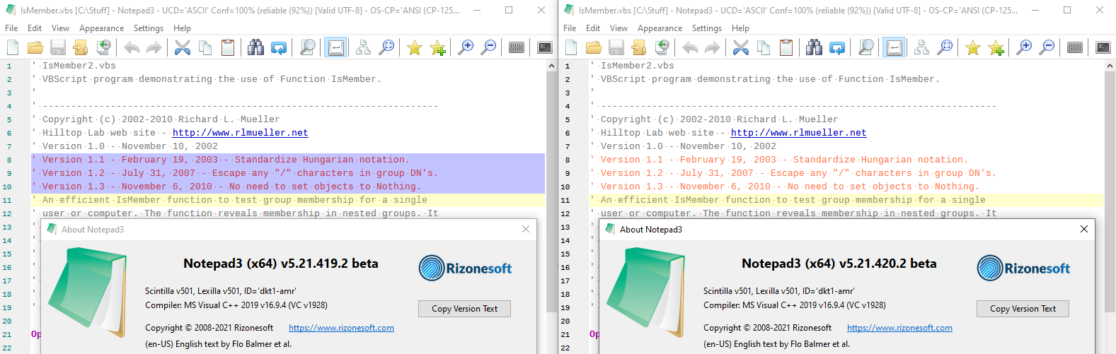 Notepad3 5.21.420.2 beta: lexer regressions · Issue #3373 · rizonesoft/Notepad3 · GitHub