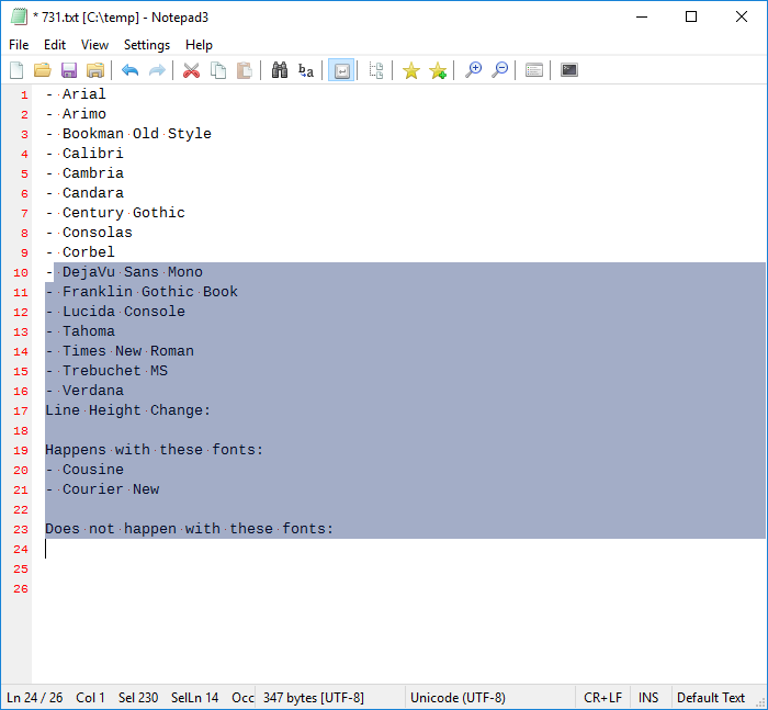 Beta builds 731-740: Sort Lines function broken · Issue #221 · rizonesoft/Notepad3 · GitHub