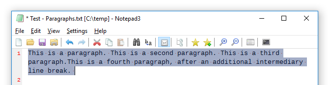 "Join paragraphs" function not working correctly · Issue #288 · rizonesoft/Notepad3 · GitHub