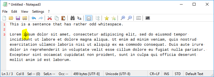Stripping characters awfully slow · Issue #313 · rizonesoft/Notepad3 · GitHub