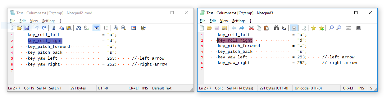 "Indent" function replaces selected text · Issue #319 · rizonesoft/Notepad3 · GitHub