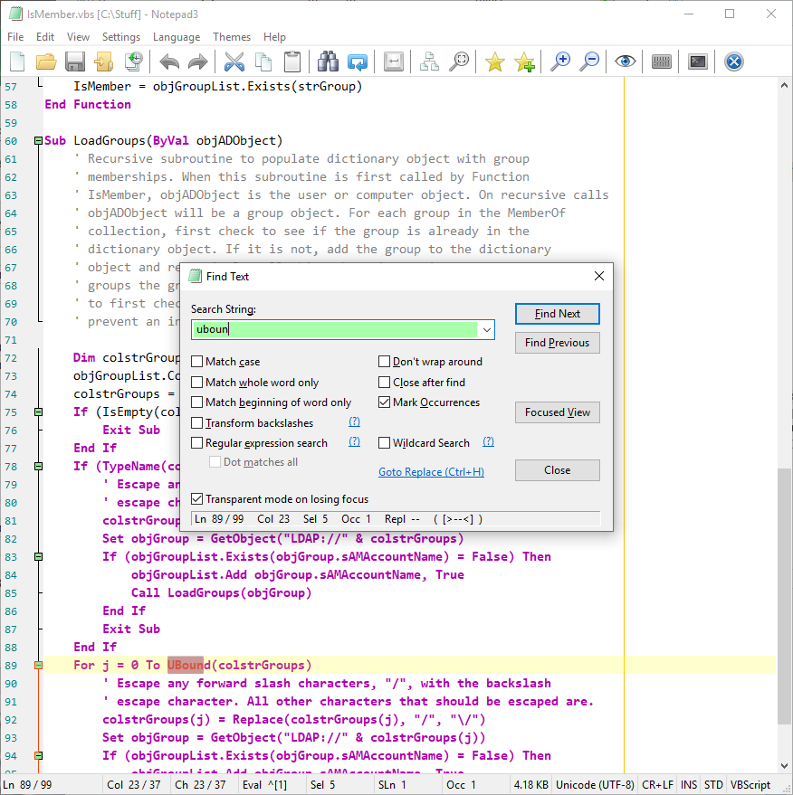 Scheme Highlighting Breaks With Smaller Window Size · Issue 1104 · Rizonesoftnotepad3 · Github