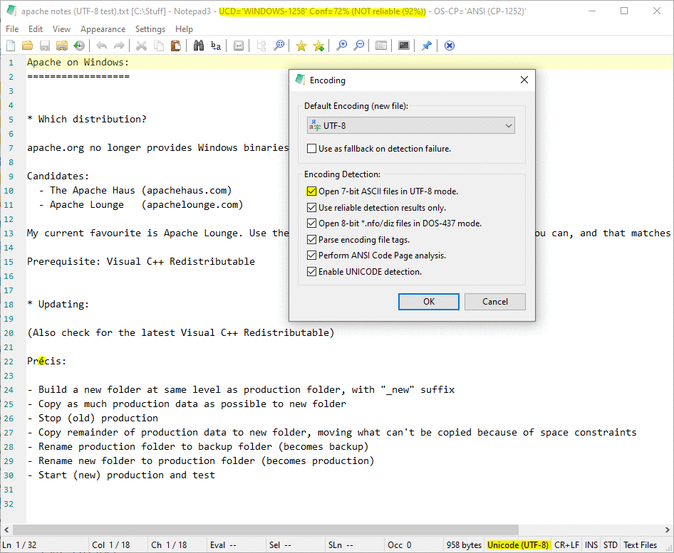 German umlaute often an issue · Issue #2076 · rizonesoft/Notepad3 · GitHub