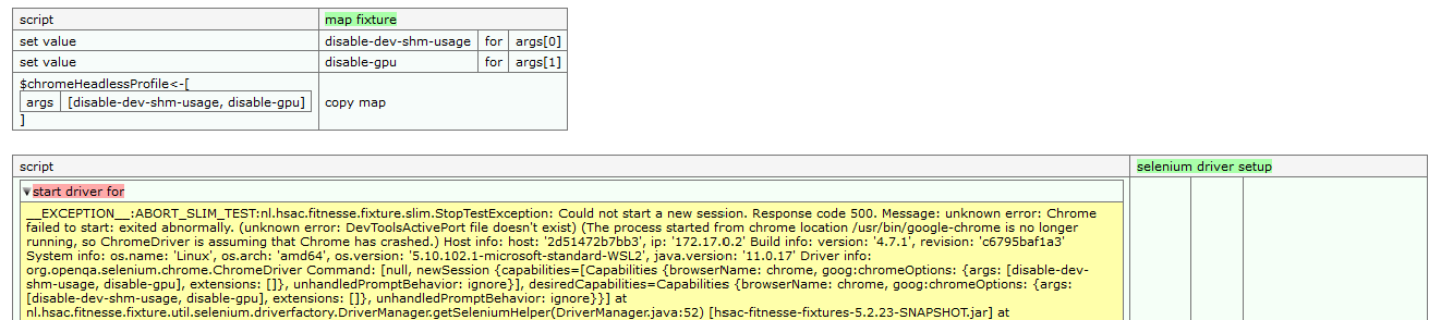 Unable to start chrome instance in container · Issue #436 · fhoeben/hsac-fitnesse-fixtures · GitHub