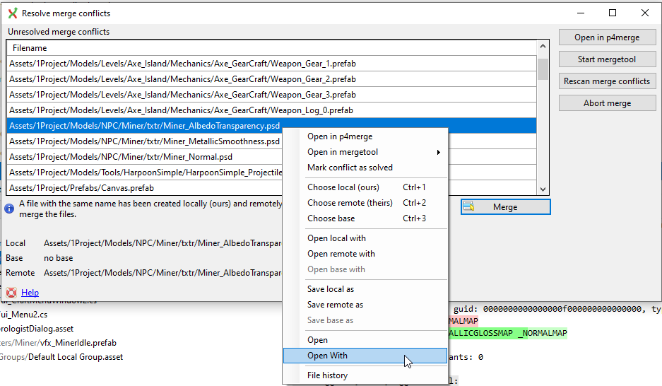 Add menu item "Show in explorer" in Resolve merge conflicts window · Issue #9995 · gitextensions ...