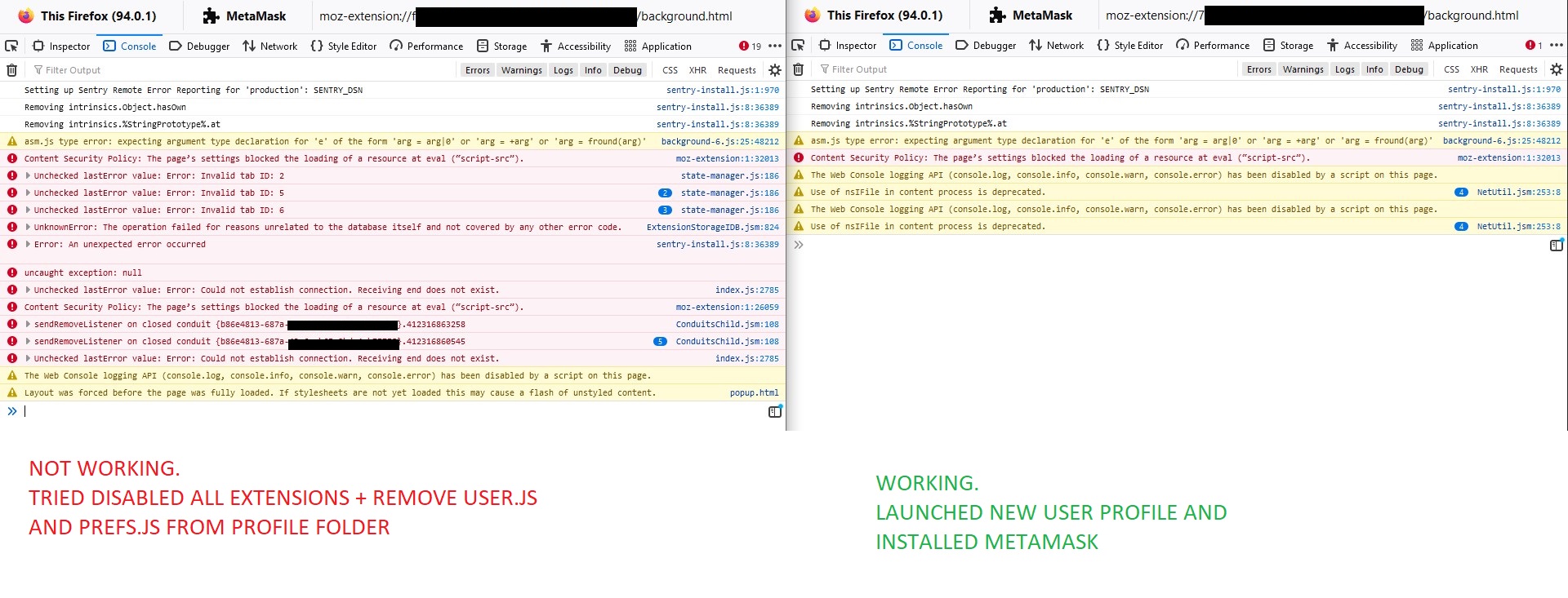 Mm Blank In Ff 94 · Issue 12617 · Metamaskmetamask Extension · Github 