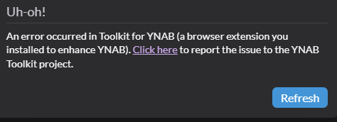 [BUG] Clicking "Edit" in Account menu throws toolkit error · Issue #2888 · toolkit-for-ynab ...