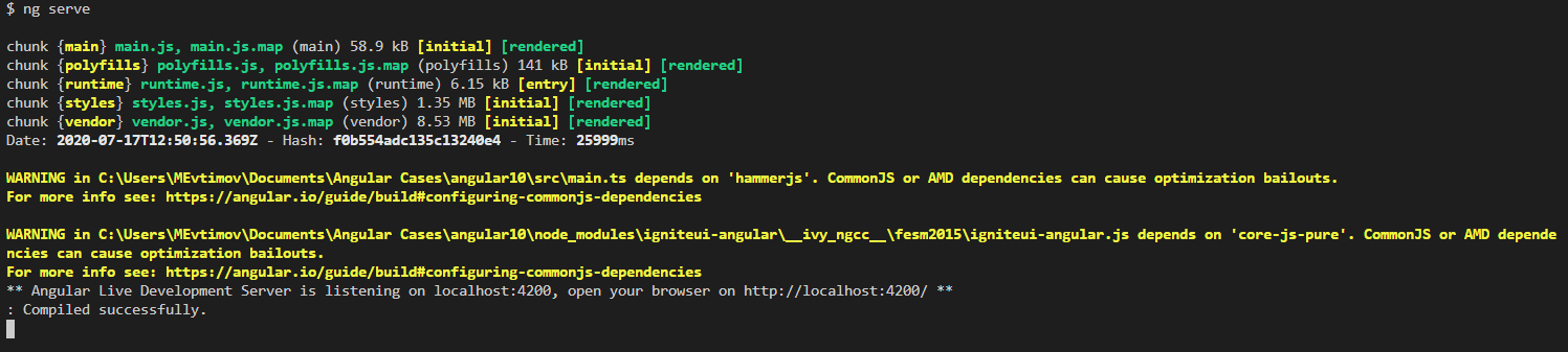 Igniteui-angular depending on core-js-pure · Issue #7808 · IgniteUI/igniteui-angular · GitHub