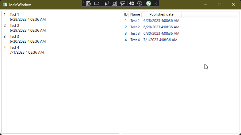 Github Huntertransamplewpf A Sample Wpf Application For Demo